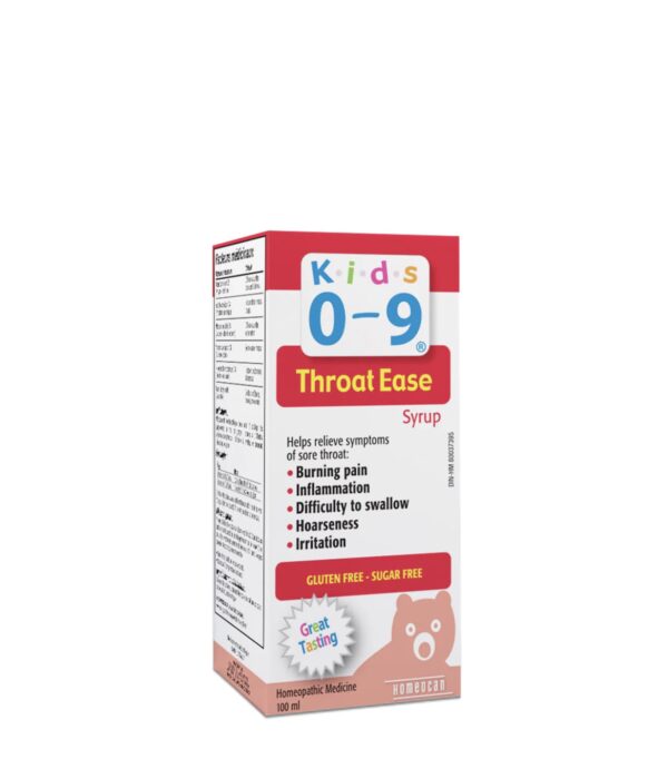 Buy Homeocan Kids 0 - 9 Throat Ease 100ml - Maison Santé Pharmacy Dubai